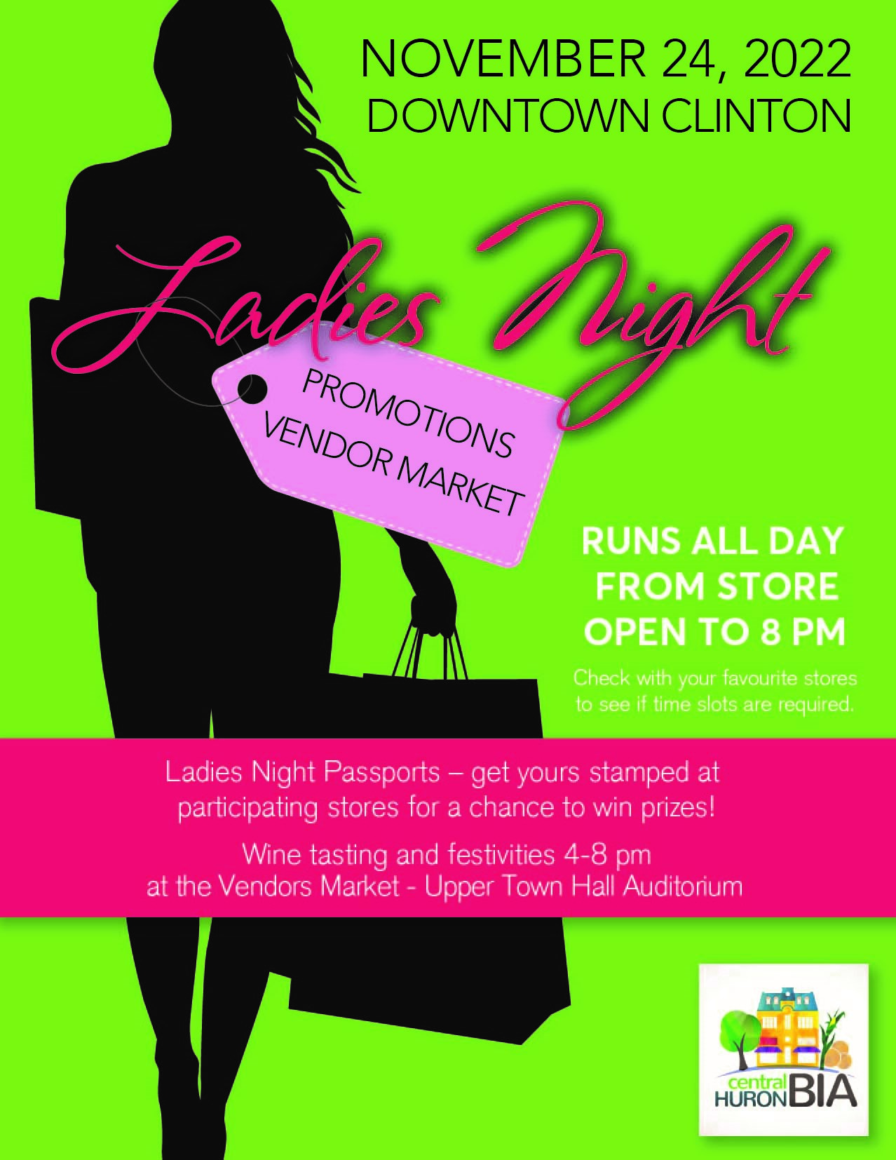 Ladies Night in Downtown Clinton